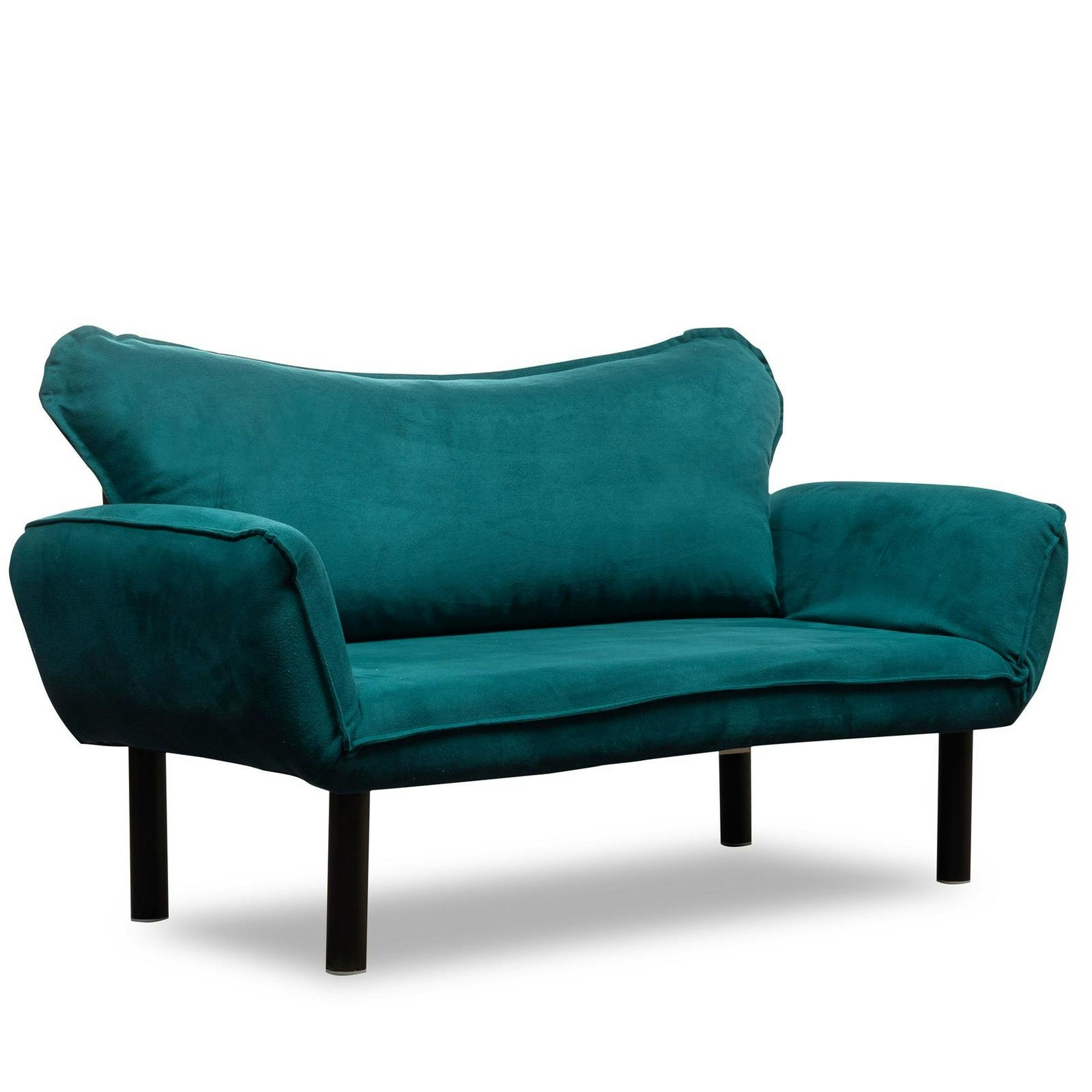 Banquette-lit bleu canard - ultra-compact, LUCCA | Banquettes ...