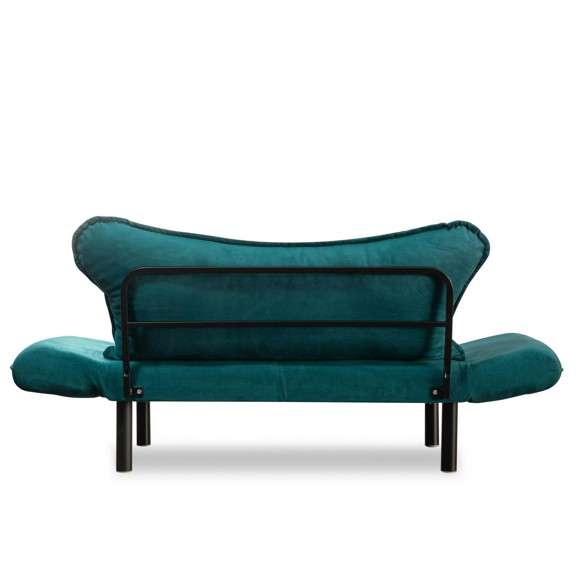 Banquette-lit bleu canard - ultra-compact, LUCCA | Banquettes ...