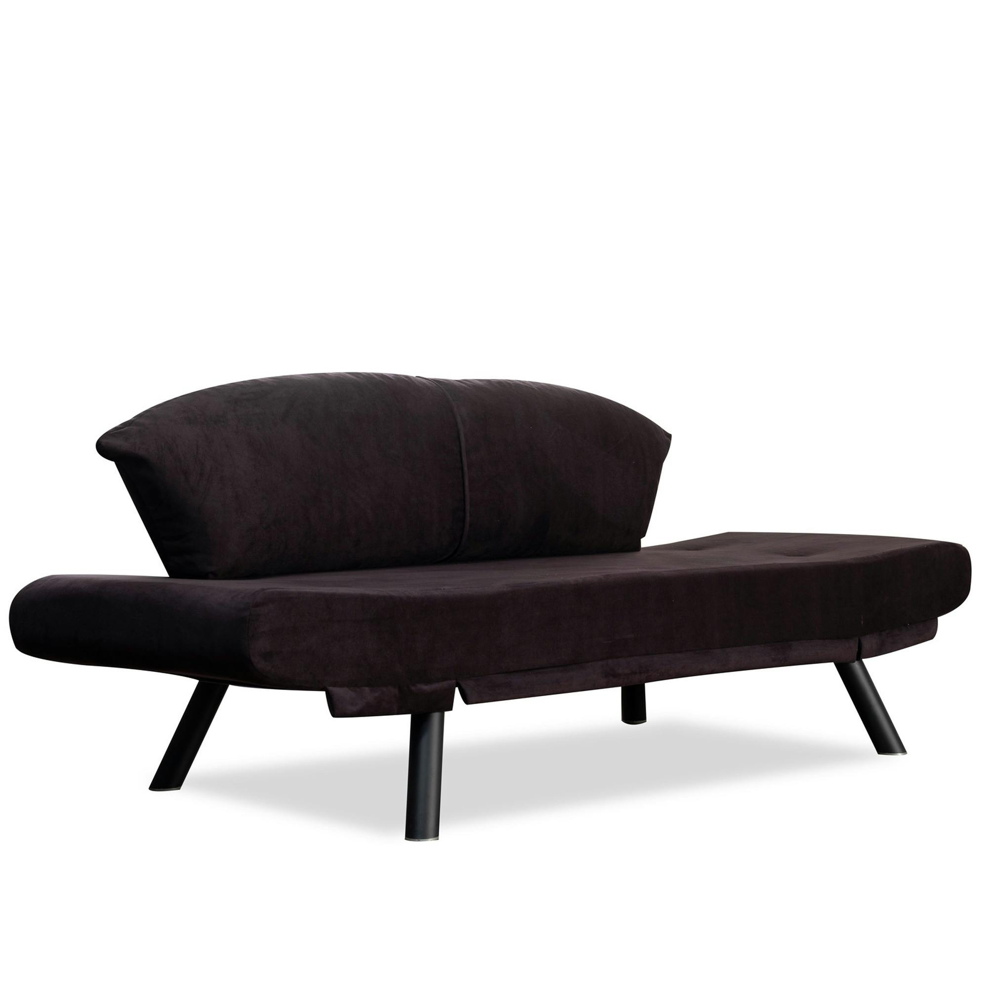 Banquette-lit noire - format compact LUCCA | Canapés | Pier Import