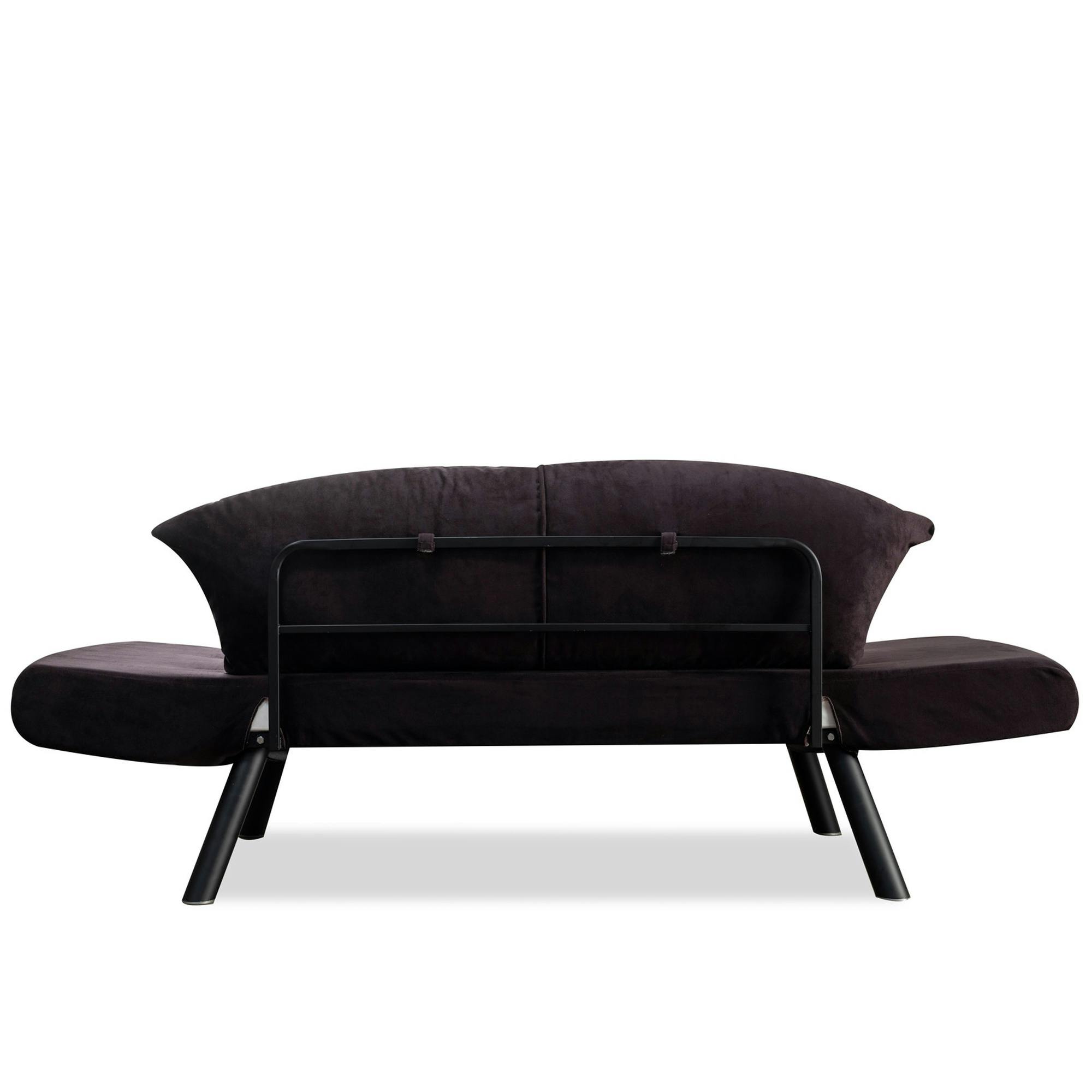 Banquette-lit noire - format compact LUCCA | Canapés | Pier Import
