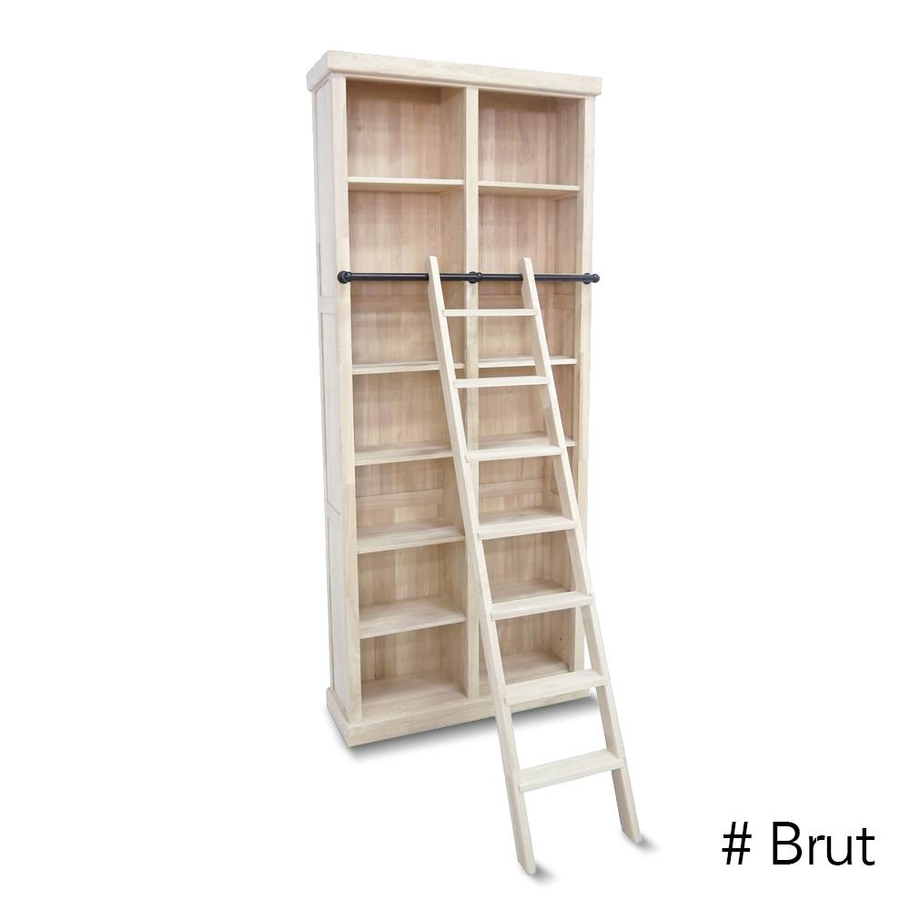 Bibliothèque avec échelle bois massif TRADITION | Bibliothèques | Pier ...