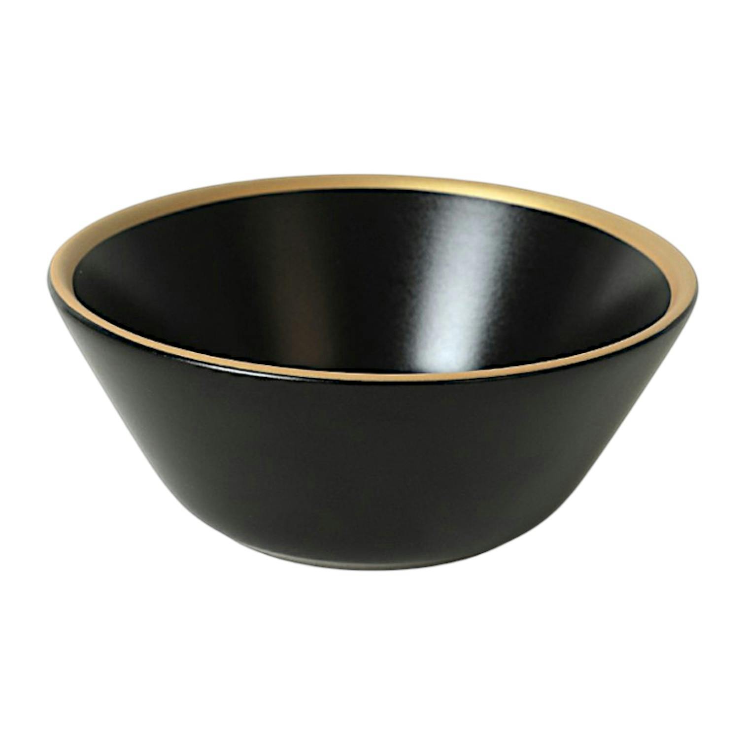 Bol apéro chic noir et or en céramique (lot de 6) EFIRA | Bols / Mugs ...