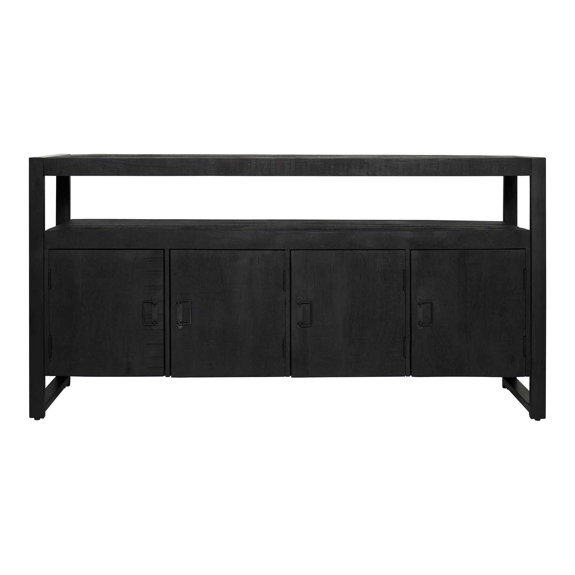 Buffet bois noir 4 portes MILORA | Buffets / Bahuts | Pier Import