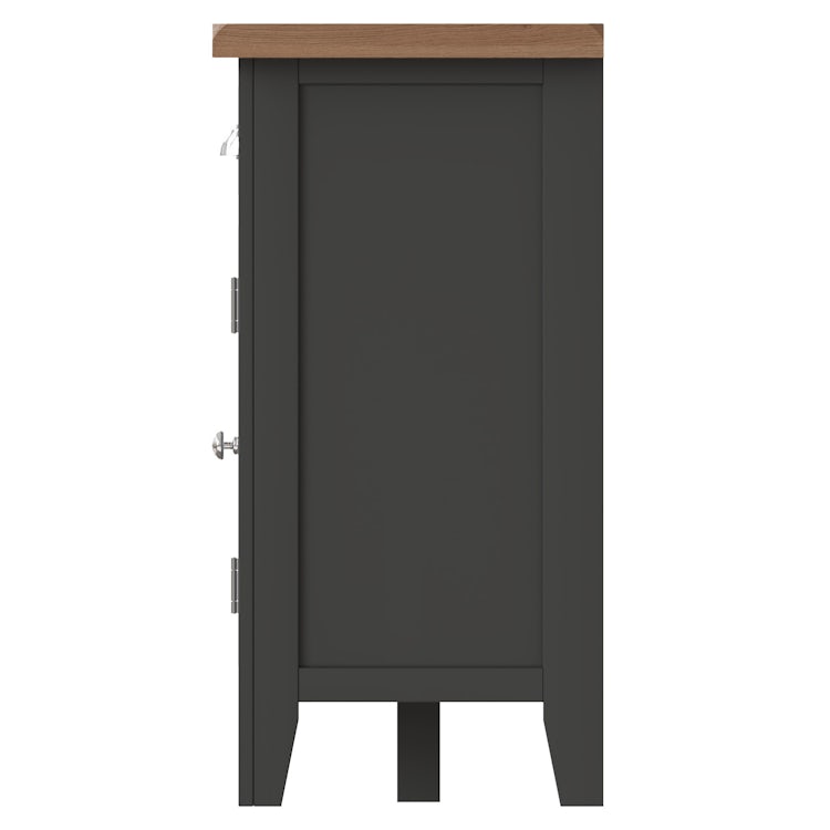 Buffet en bois 4 portes finition charbon COVENTRY | Buffets / Bahuts ...