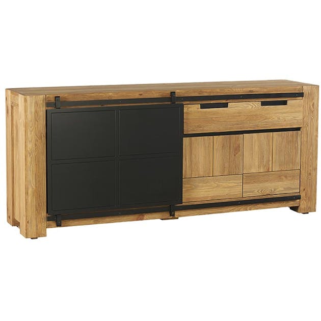 Buffet en pin brossé 3 portes SOHO | Buffets / Bahuts | Pier Import