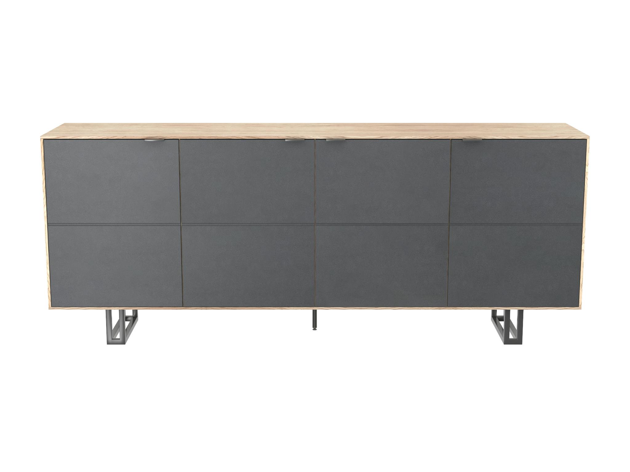 Buffet moderne en chêne blanc 200 cm ZONZA | Buffets / Bahuts | Pier Import