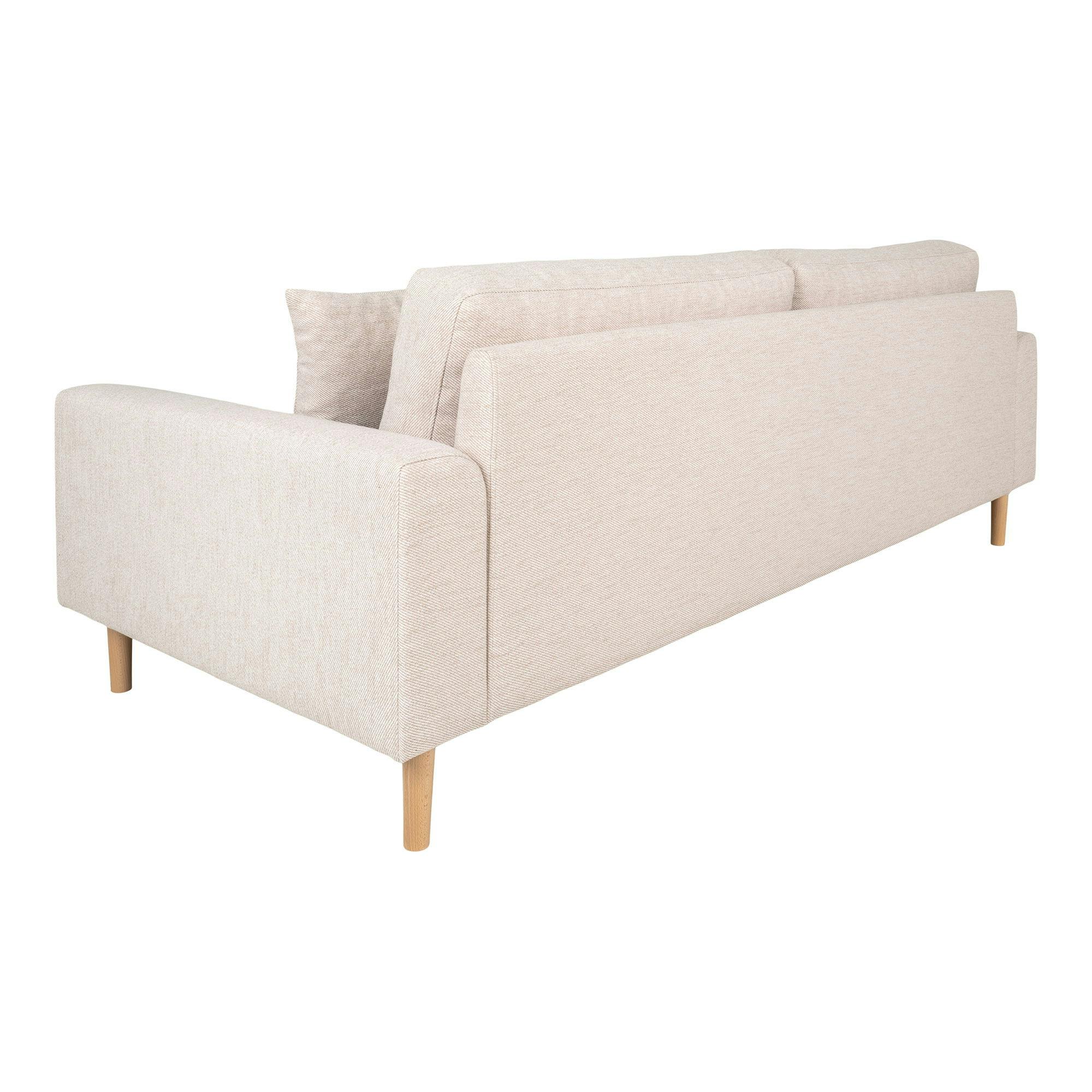 Canapé 3 places beige sable - 210 cm AMSTERDAM | Canapés | Pier Import