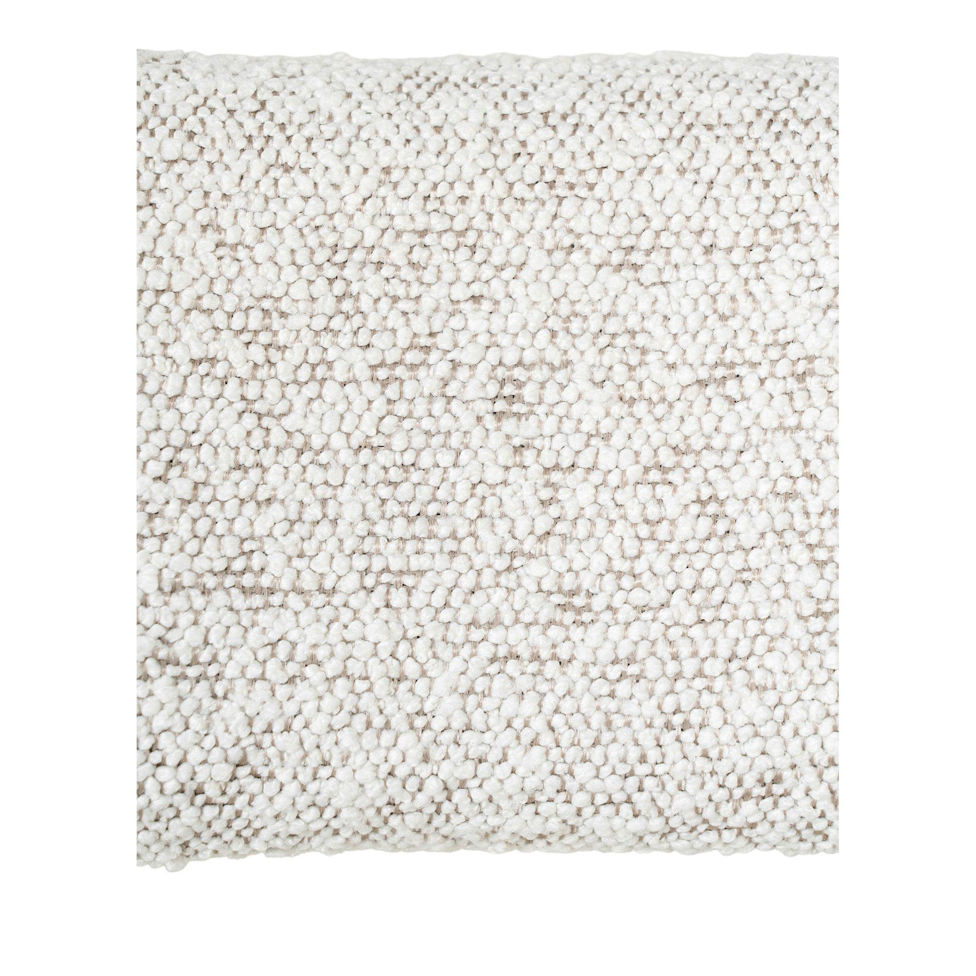Chaise de bar moderne en tissu bouclette blanche (lot de 2) SAVONE ...