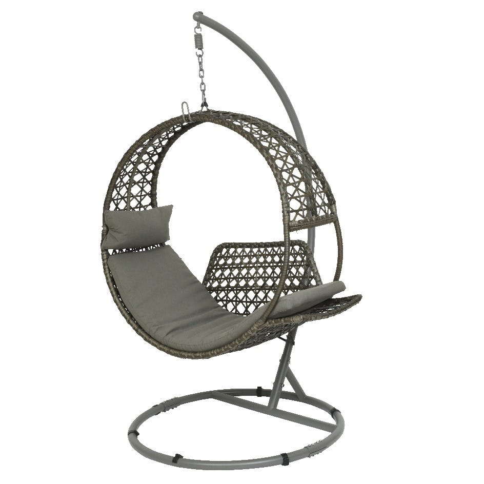 Chaise suspendue / Fauteuil suspendu gris SOUTH BEACH | Fauteuils ...