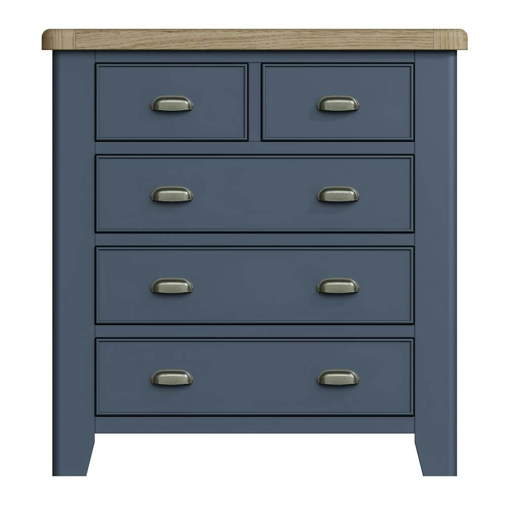Commode en bois finition bleu profond HOVE | Commodes | Pier Import