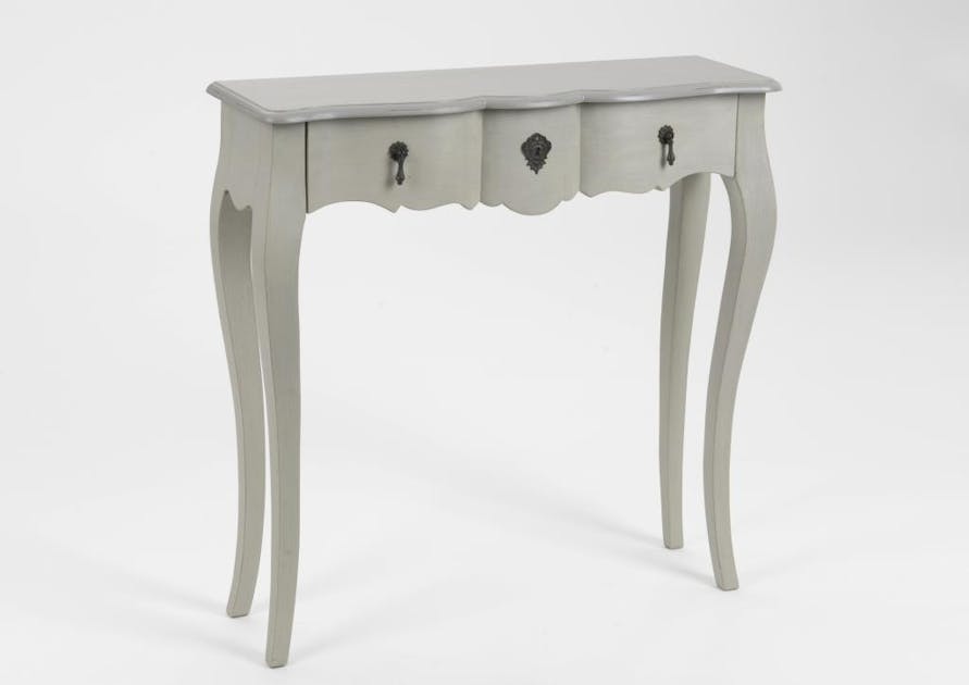 Console baroque baroque en bois gris Grand Siècle L80xP25xH80 AMADEUS ...