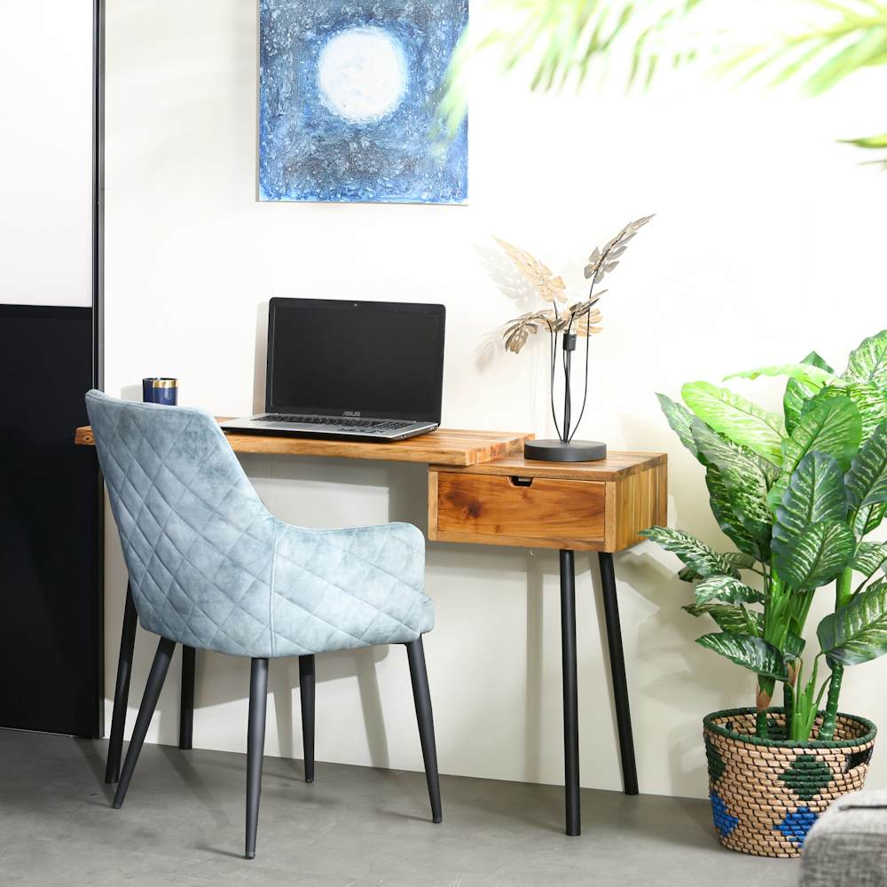 Console bureau bois de teck | Consoles | Pier Import