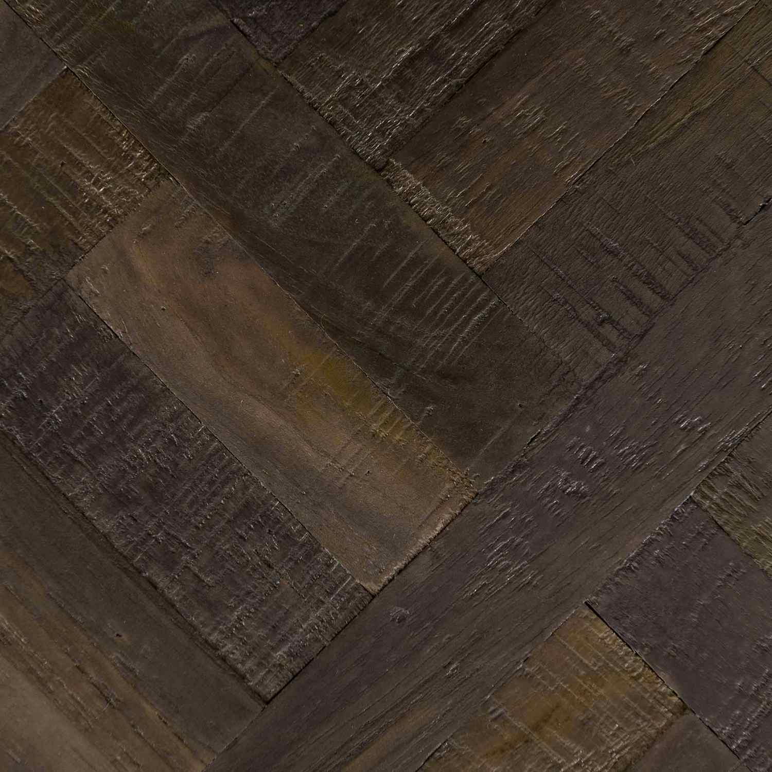 Console d'entrée en bois de teck brun motif croisé AMBON | Consoles ...