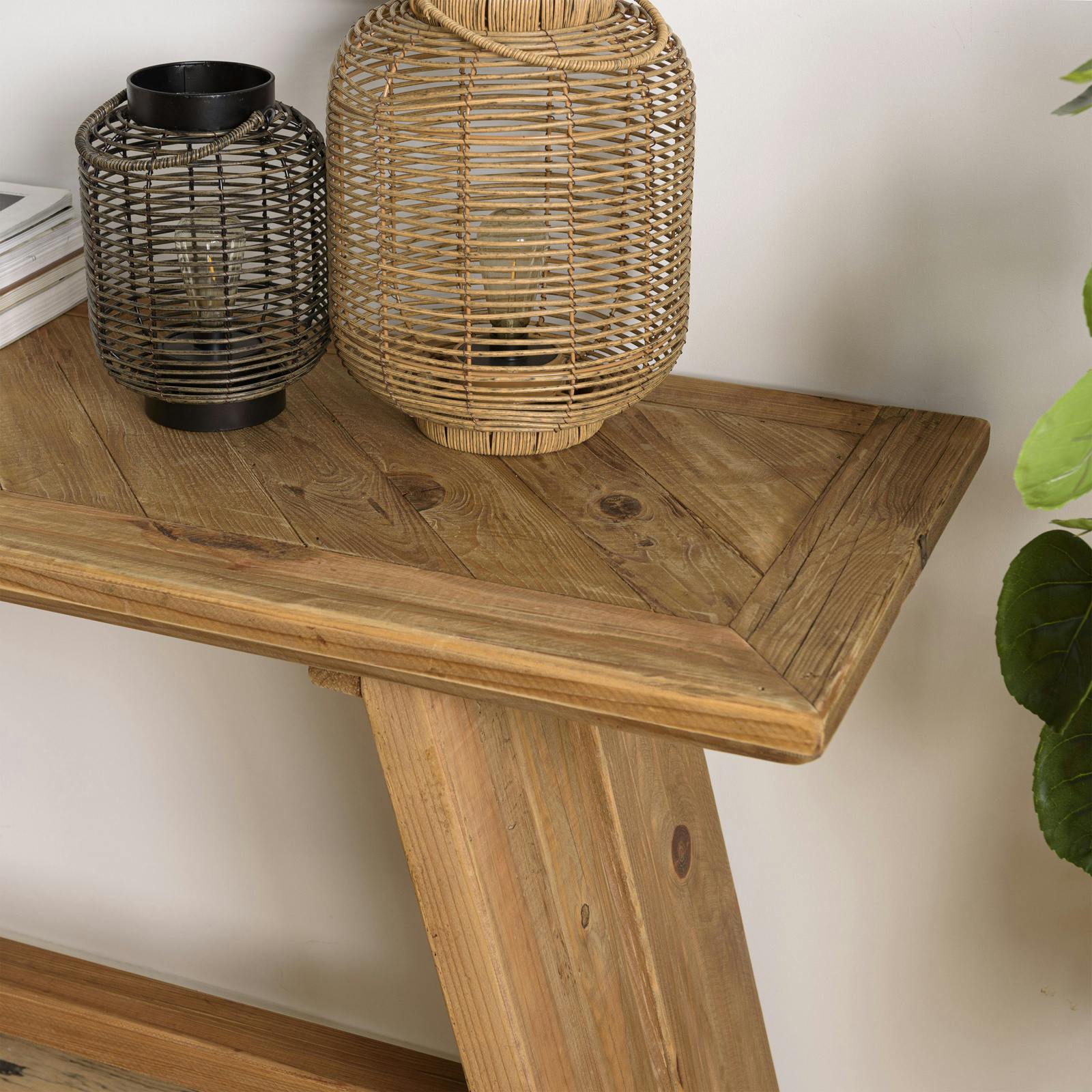 Console d'entrée en bois recyclé 160 cm DENVER | Consoles | Pier Import