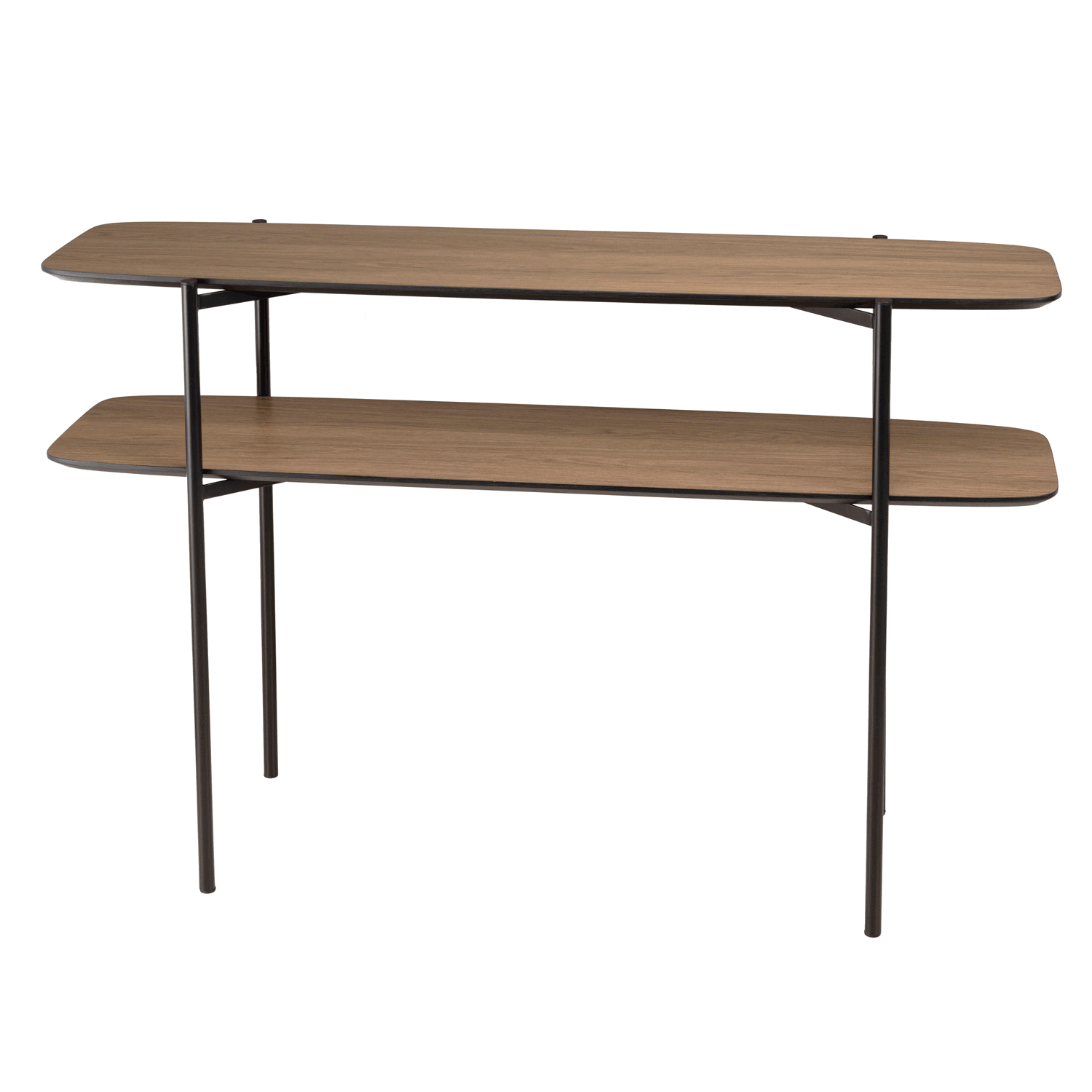 Console double plateau couleur bois LANDAISE | Consoles | Pier Import