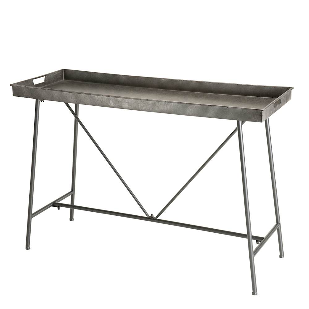 Console industrielle métal zinc BOSTON | Consoles | Pier Import