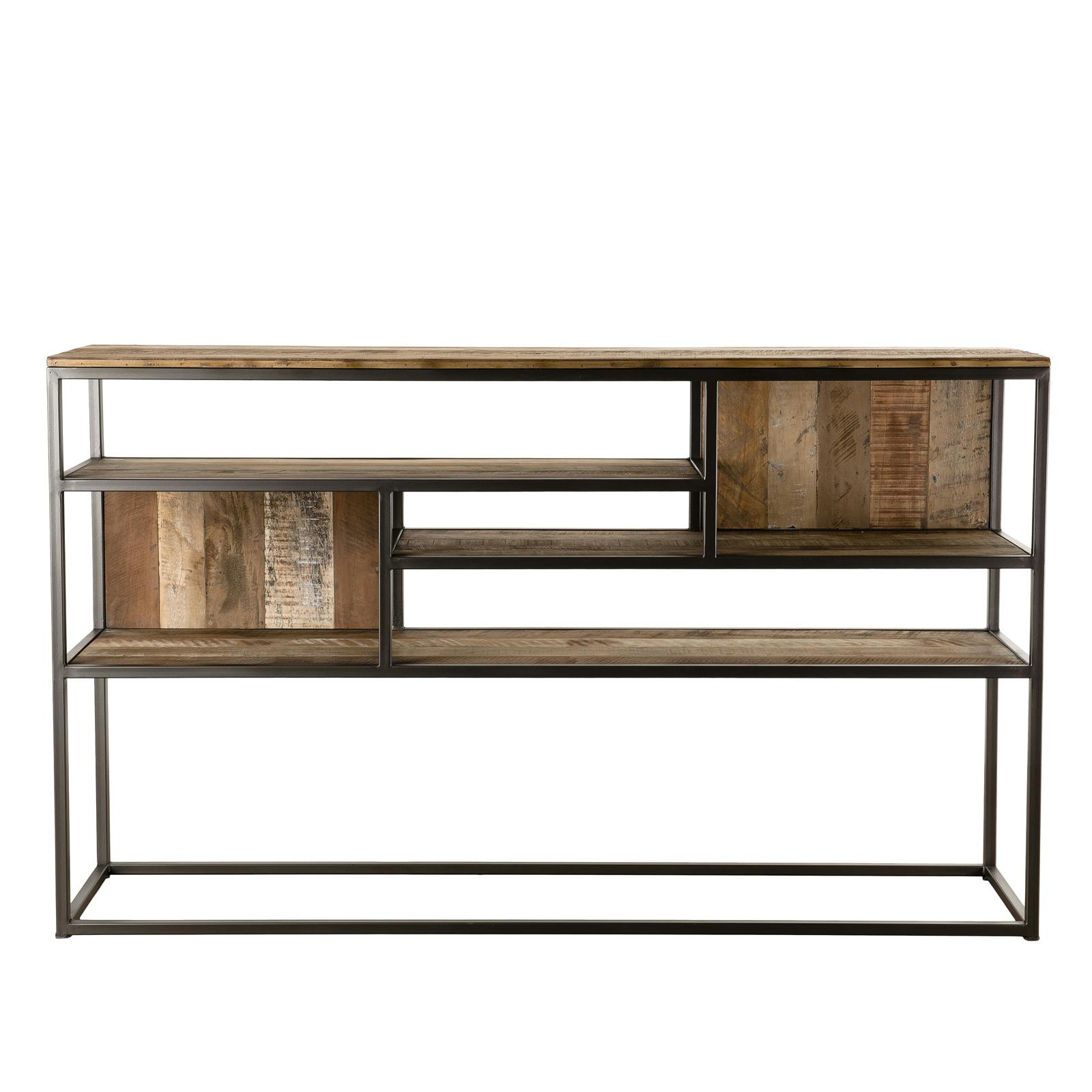 Console industrielle teck recyclé SWING | Consoles | Pier Import