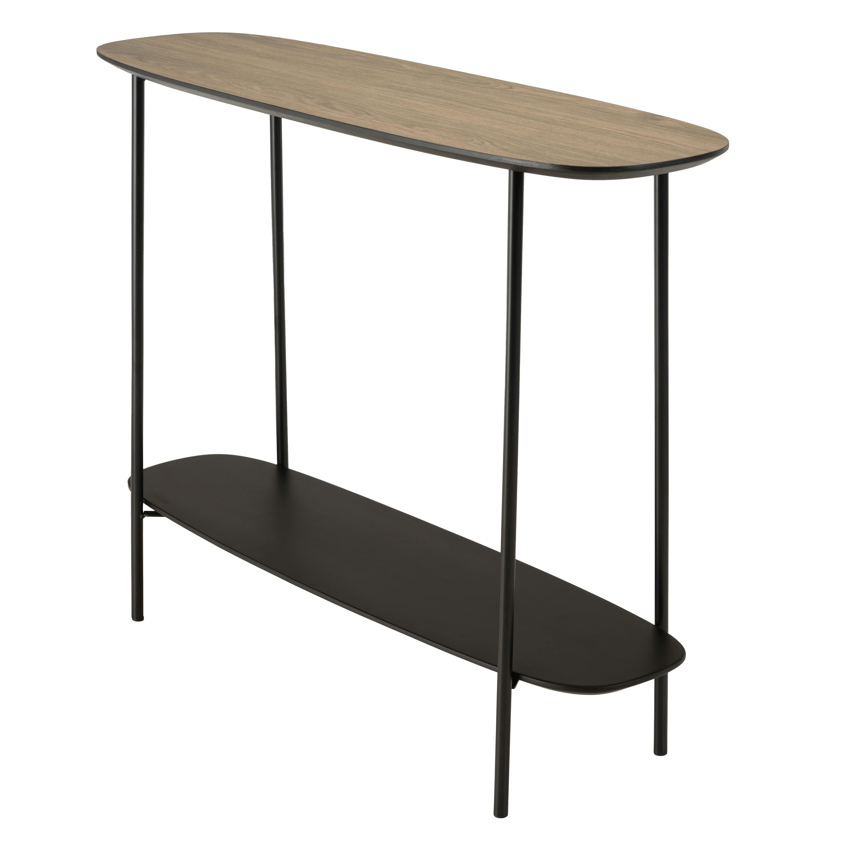 Console moderne 2 plateaux bords arrondis LANDAISE | Consoles | Pier Import