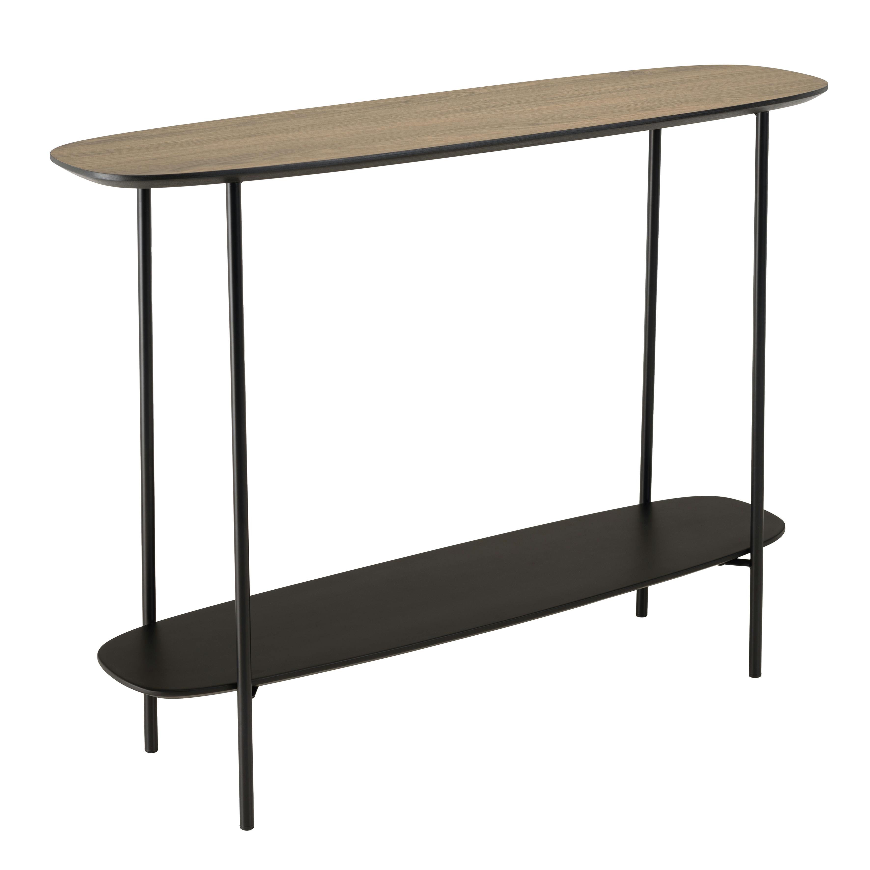 Console moderne 2 plateaux bords arrondis LANDAISE | Consoles | Pier Import