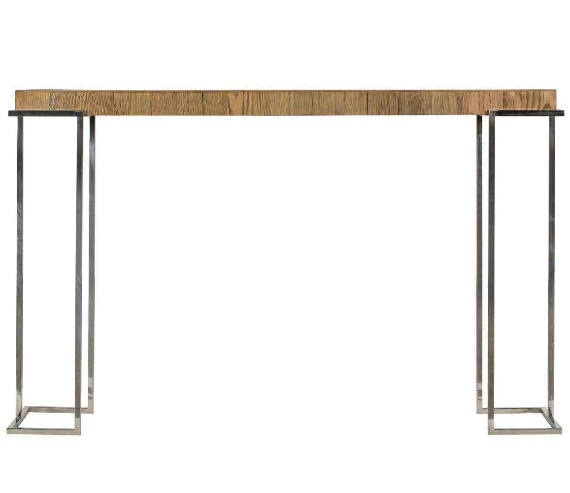 Console moderne chêne acier RIVERSIDE | Consoles | Pier Import