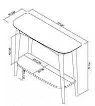 Console scandinave COPENHAGUE | Consoles | Pier Import