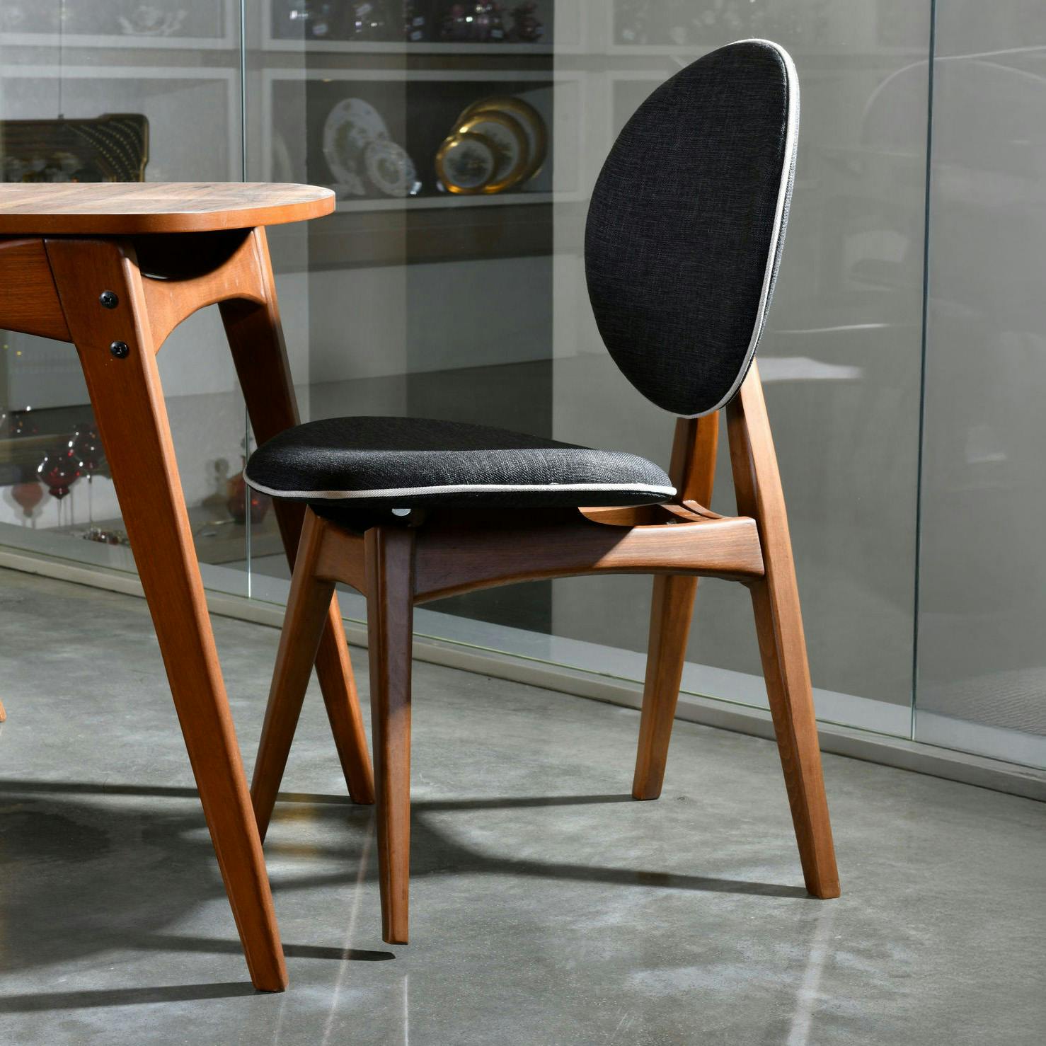 Ensemble salle à manger vintage - 4 chaises grises DILI | Tables à ...