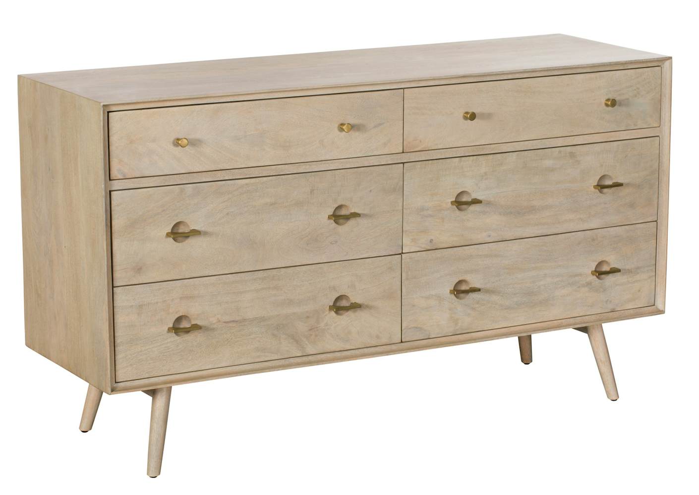 Grande commode moderne 6 tiroirs THANE | Commodes | Pier Import