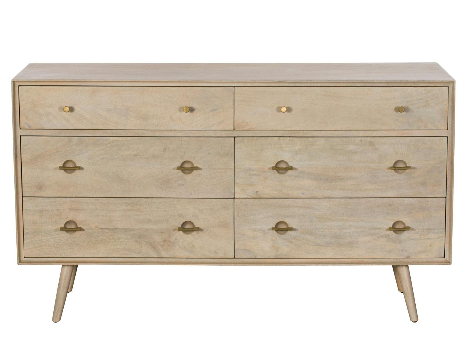 Grande commode moderne 6 tiroirs THANE | Commodes | Pier Import