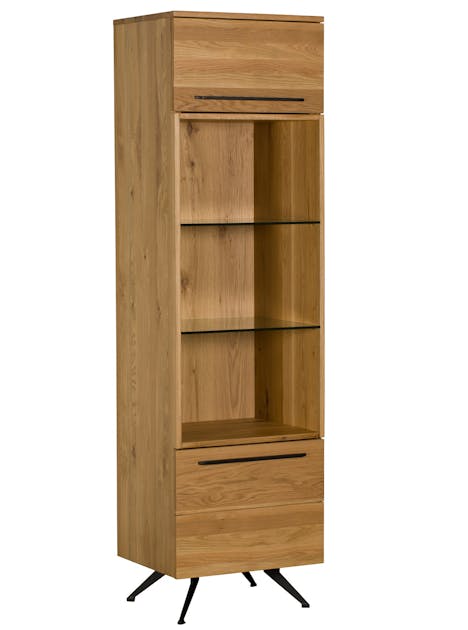 Meuble colonne salon chêne VOLGA | Bibliothèques | Pier Import