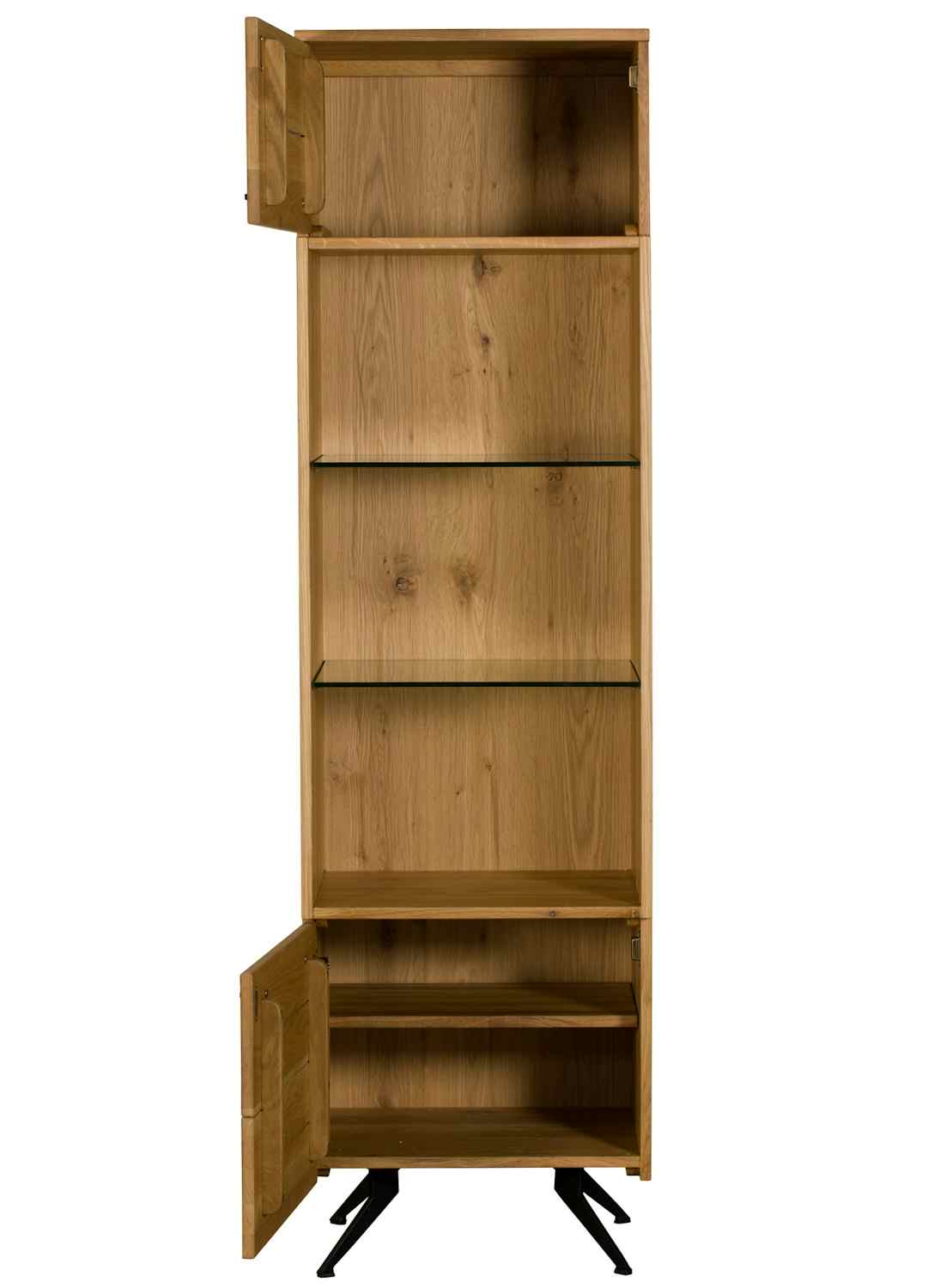 Meuble colonne salon chêne VOLGA | Bibliothèques | Pier Import