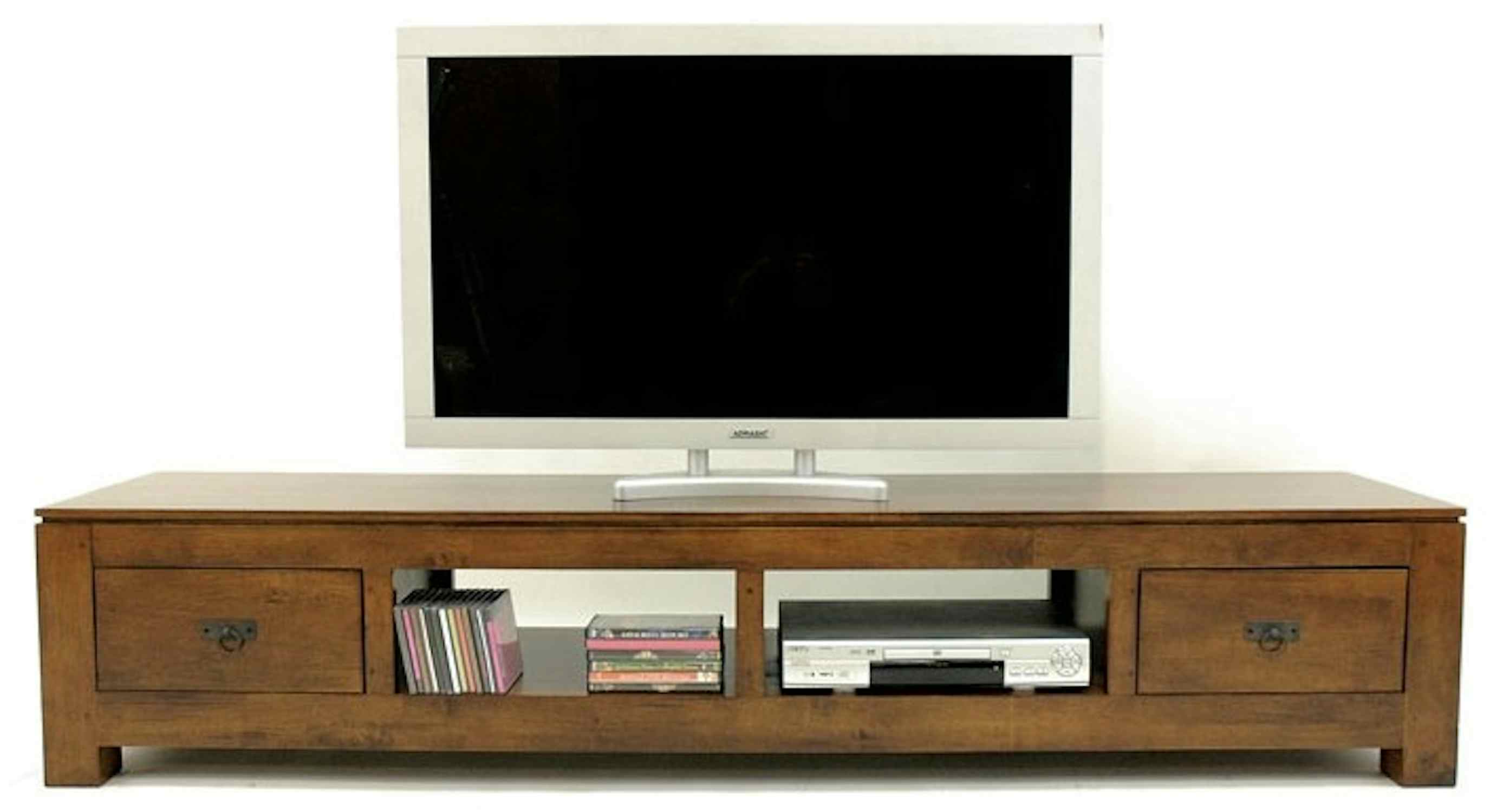 Meuble TV long bois massif HELENA | Meubles TV | Pier Import
