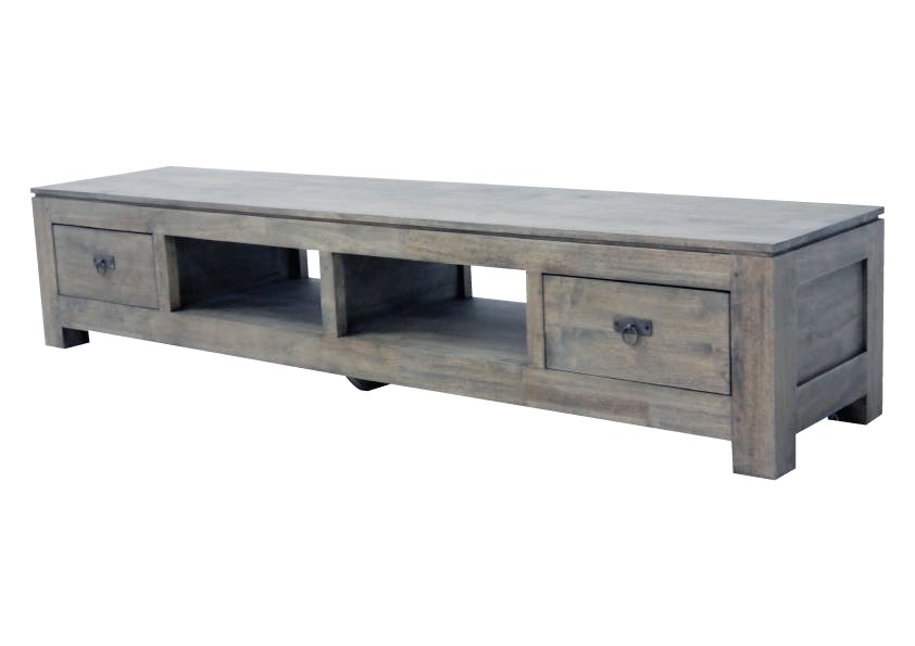 Meuble TV long bois massif HELENA | Meubles TV | Pier Import