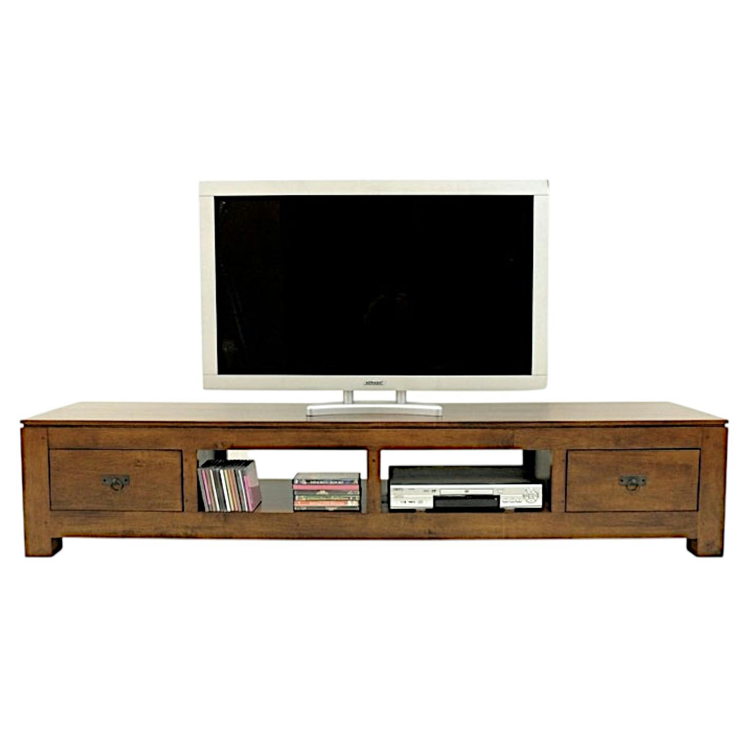 Meuble TV long bois massif HELENA | Meubles TV | Pier Import