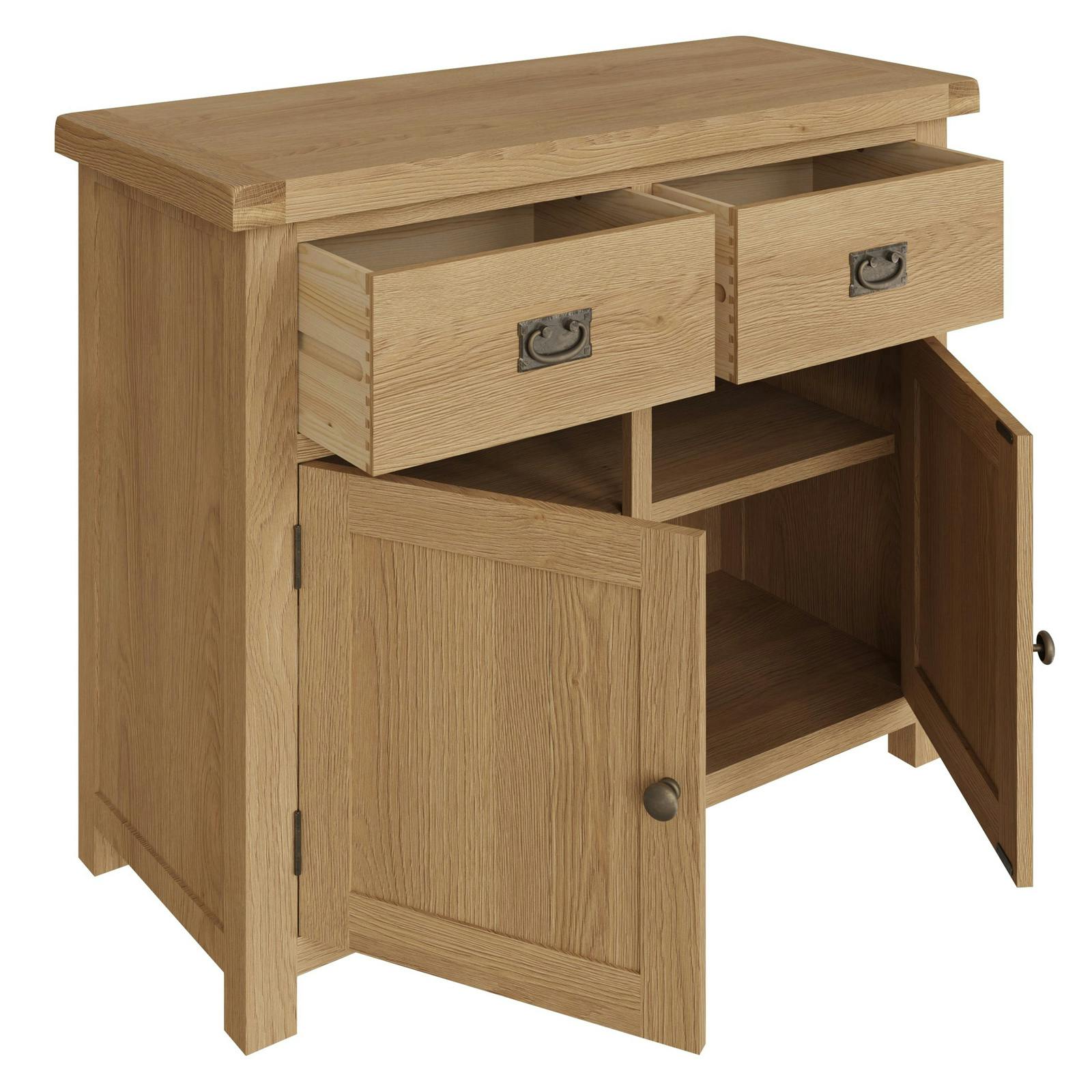 Petit buffet en bois clair 110 cm PUERTO | Buffets / Bahuts | Pier Import