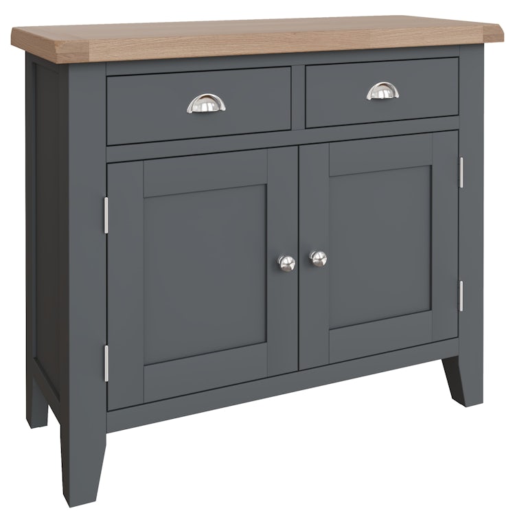 Petit buffet en bois finition charbon COVENTRY | Buffets / Bahuts ...