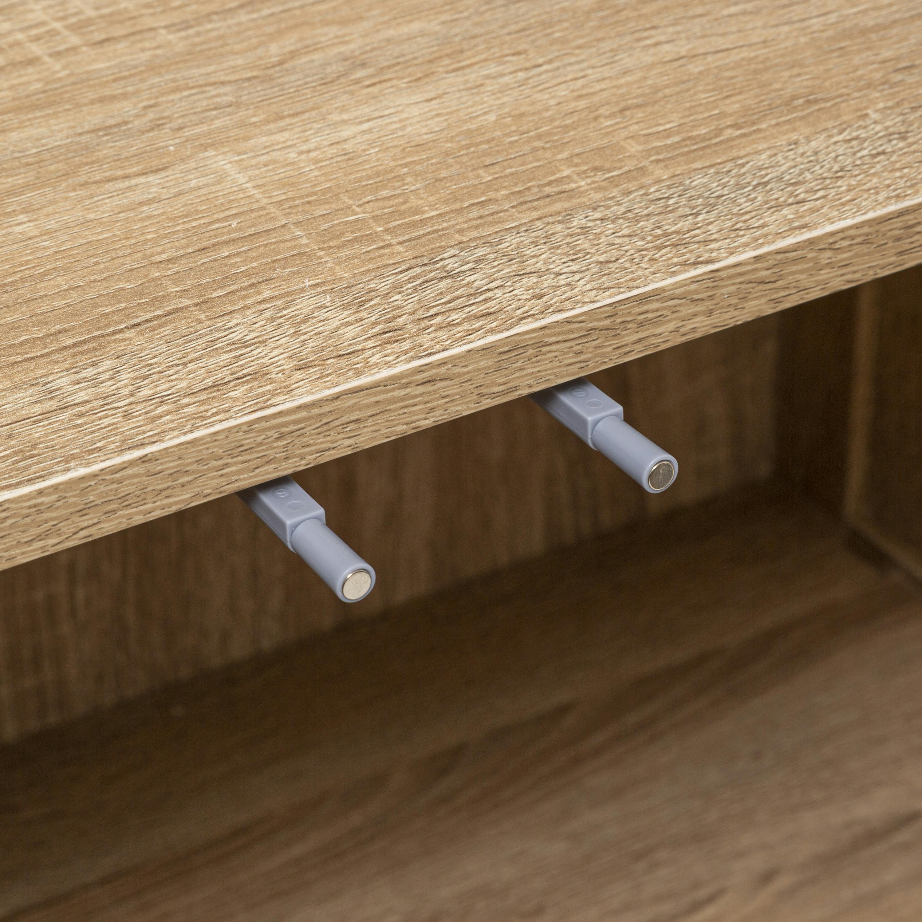 Petit meuble de rangement mural 2 portes finition claire (modules ...