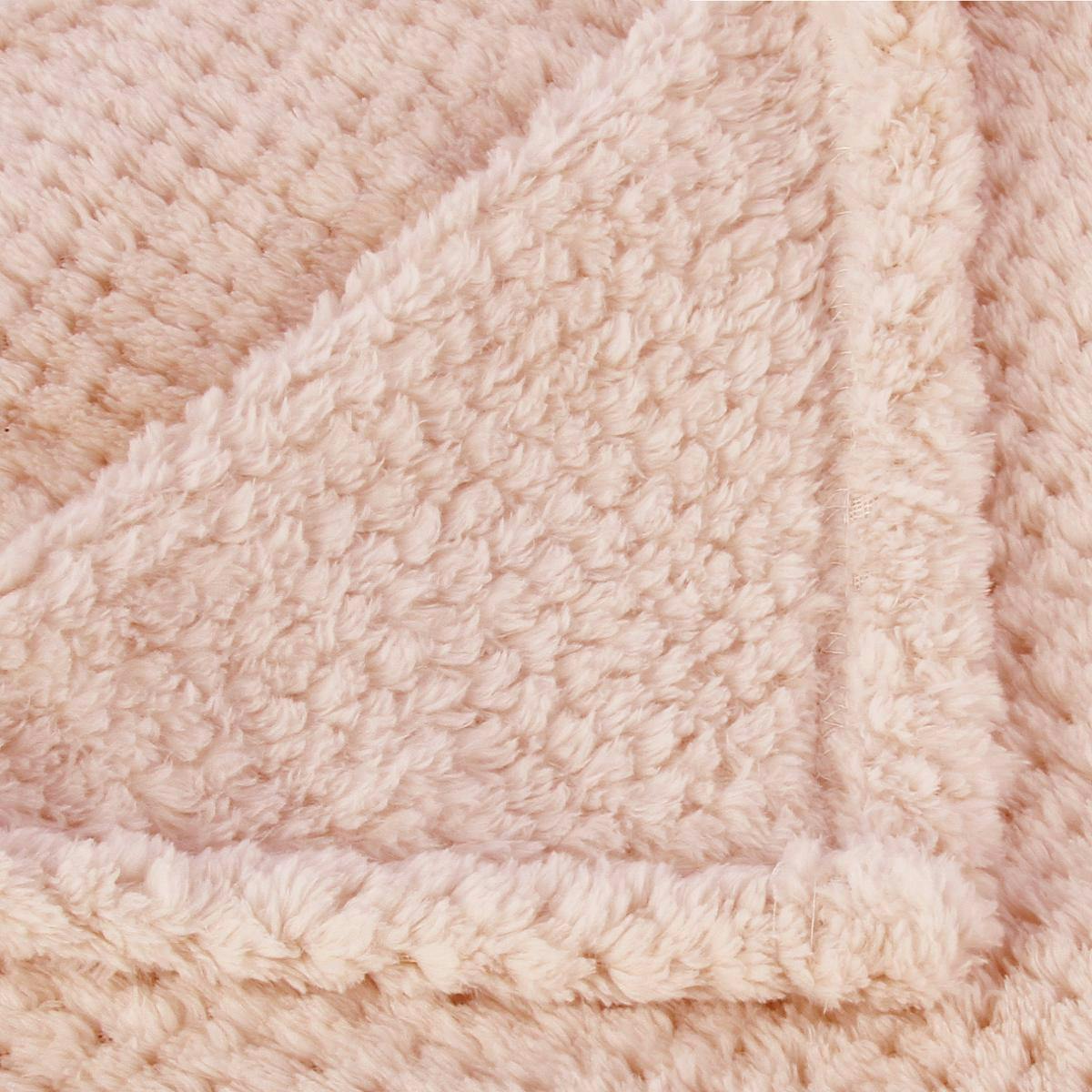 Plaid rose pastel 125x150cm | Plaids / Jetés | Pier Import