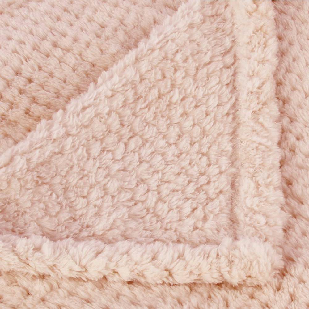 Plaid rose pastel 125x150cm | Plaids / Jetés | Pier Import