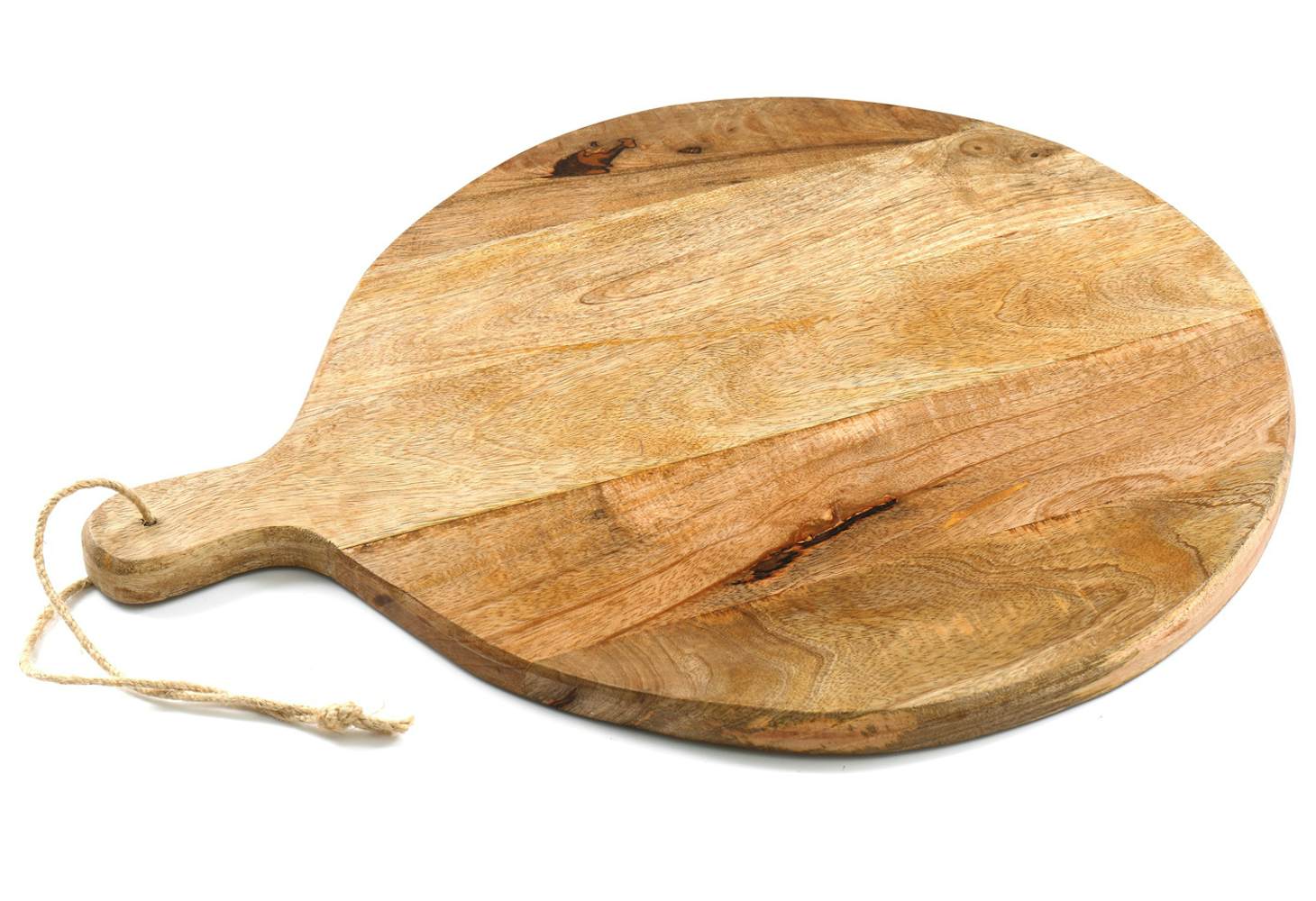 Planche apéritive ronde en bois de manguier | Accessoires table | Pier ...