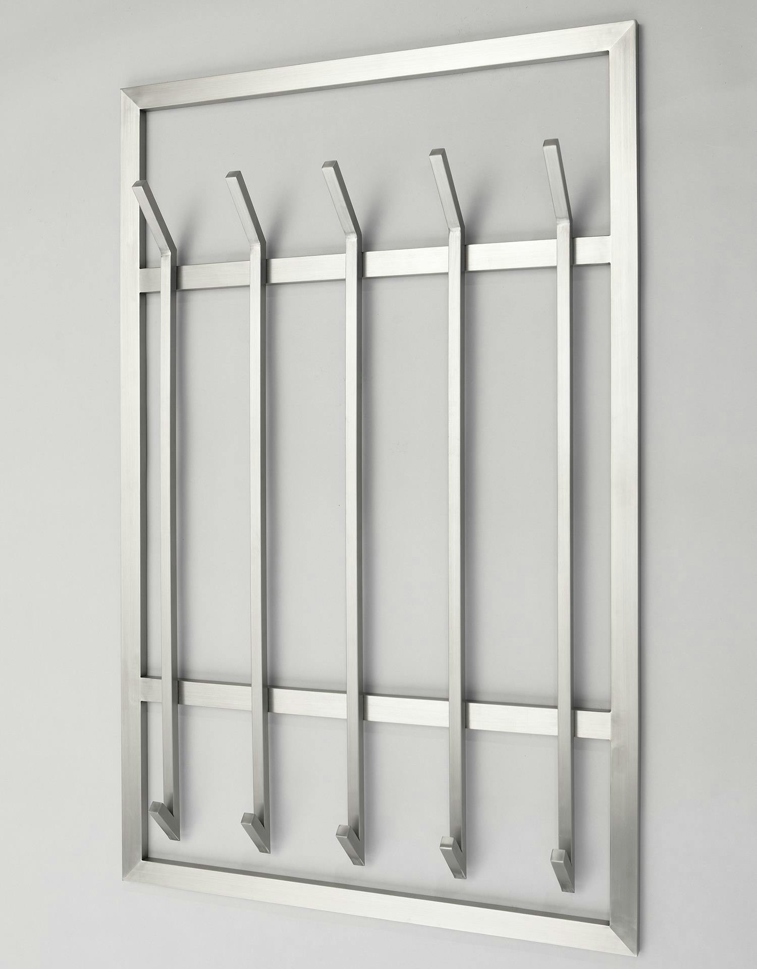 Portemanteau inox brossé 10 crochets | Portesmanteaux | Pier Import