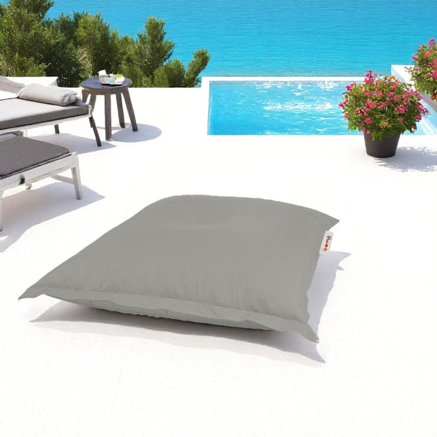 Pouf coussin de sol extérieur gris - 100 cm ARTA | Coussins / Poufs d ...
