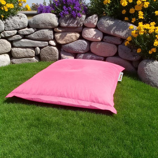 Pouf coussin de sol extérieur rose - 100 cm ARTA | Coussins / Poufs d ...