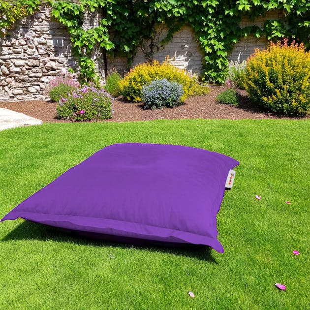Pouf coussin de sol extérieur violet - 100 cm ARTA | Coussins / Poufs d ...