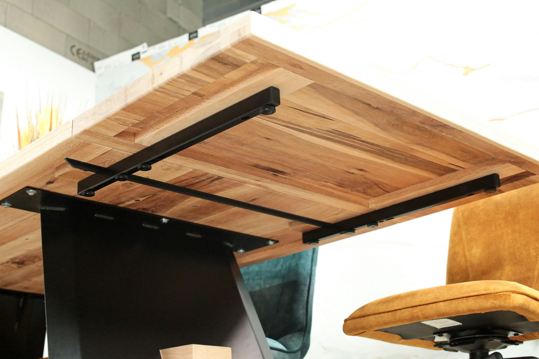 Rallonge pour table bords droits en chêne blanc CORNWALL / ETNA ...