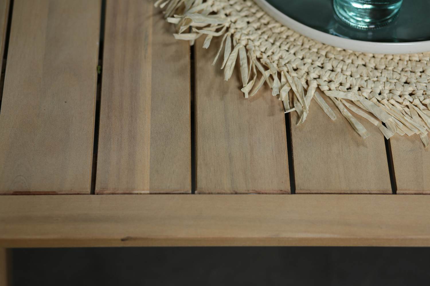 Salon de jardin en bois d'acacia (1 canapé - 2 fauteuils - 1 table basse) IBIZA | Salon détente ...