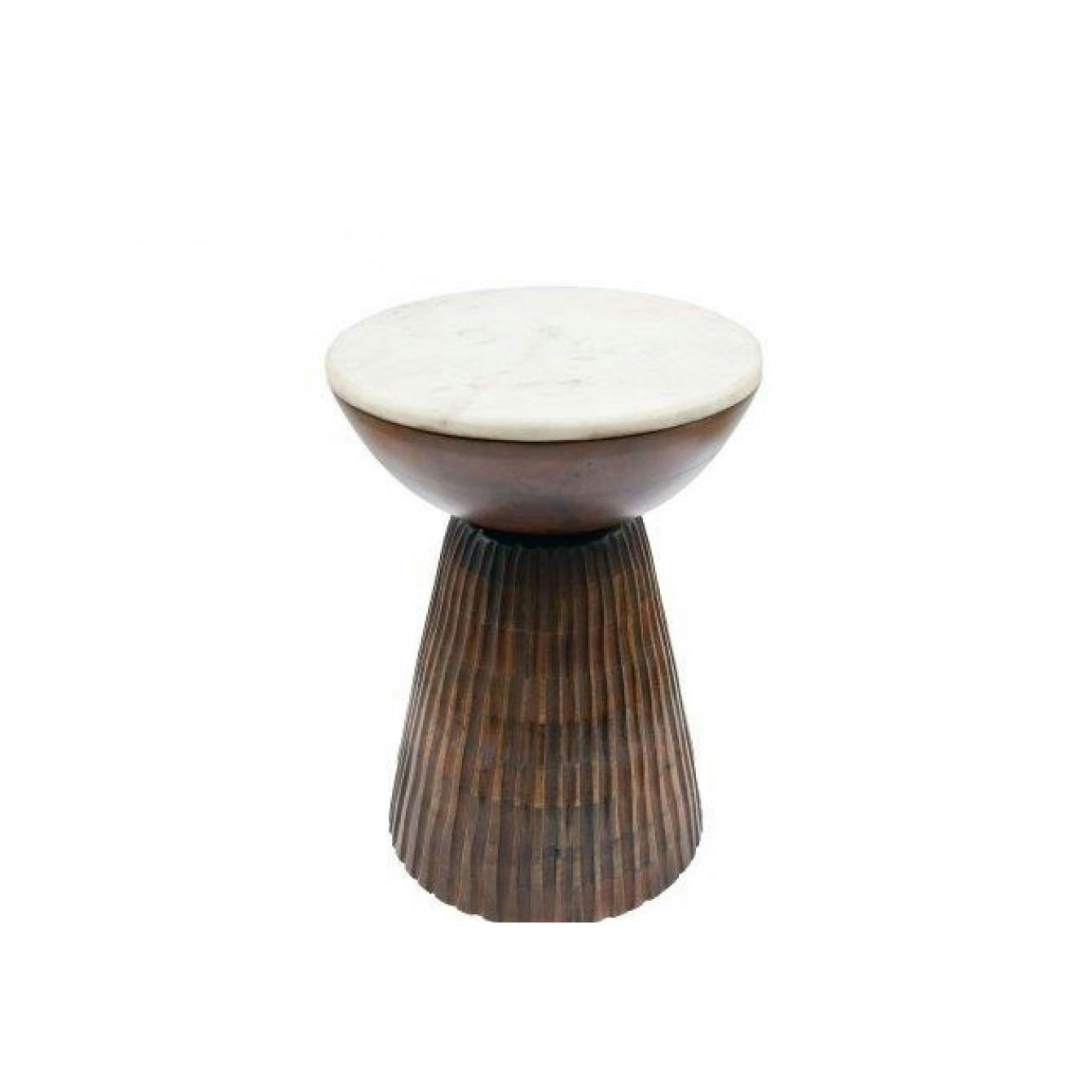 Petite Table d'Appoint pour Salon | Sellette Haute | Pier Import