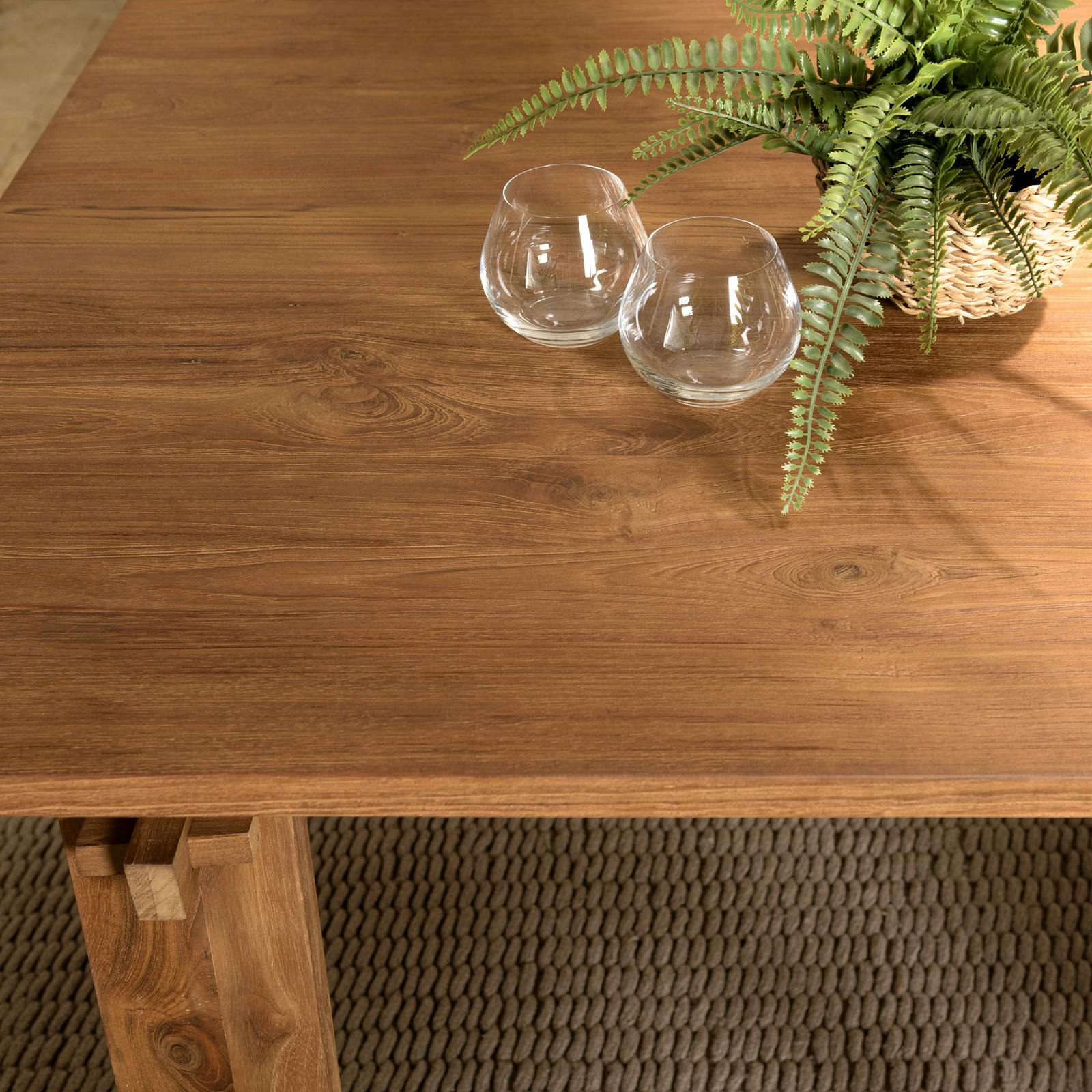 Table à manger 220 cm en teck recyclé SWING | Tables à manger | Pier Import
