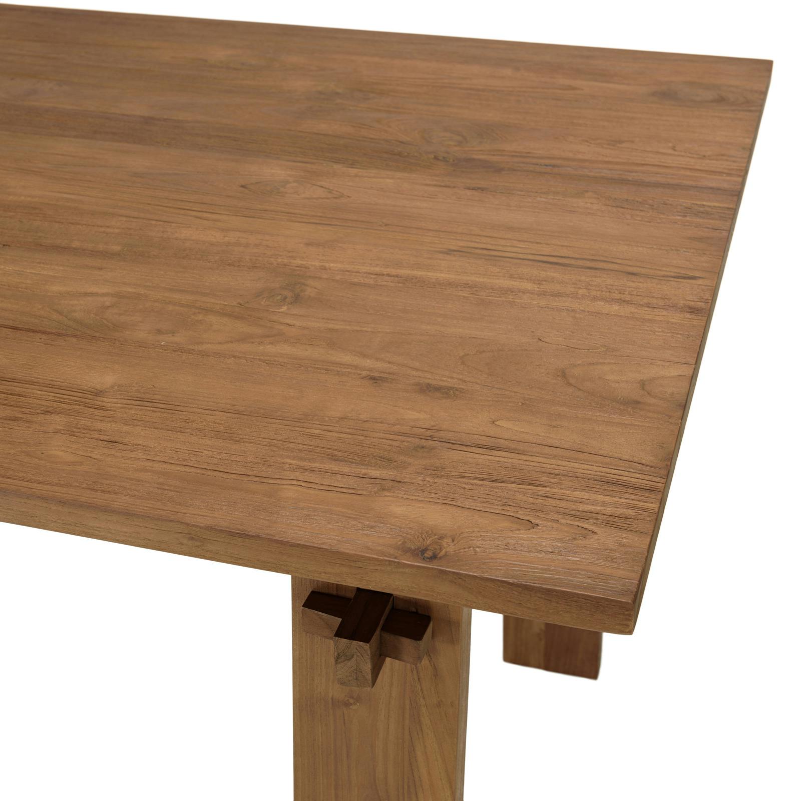 Table à manger 220 cm en teck recyclé SWING | Tables à manger | Pier Import