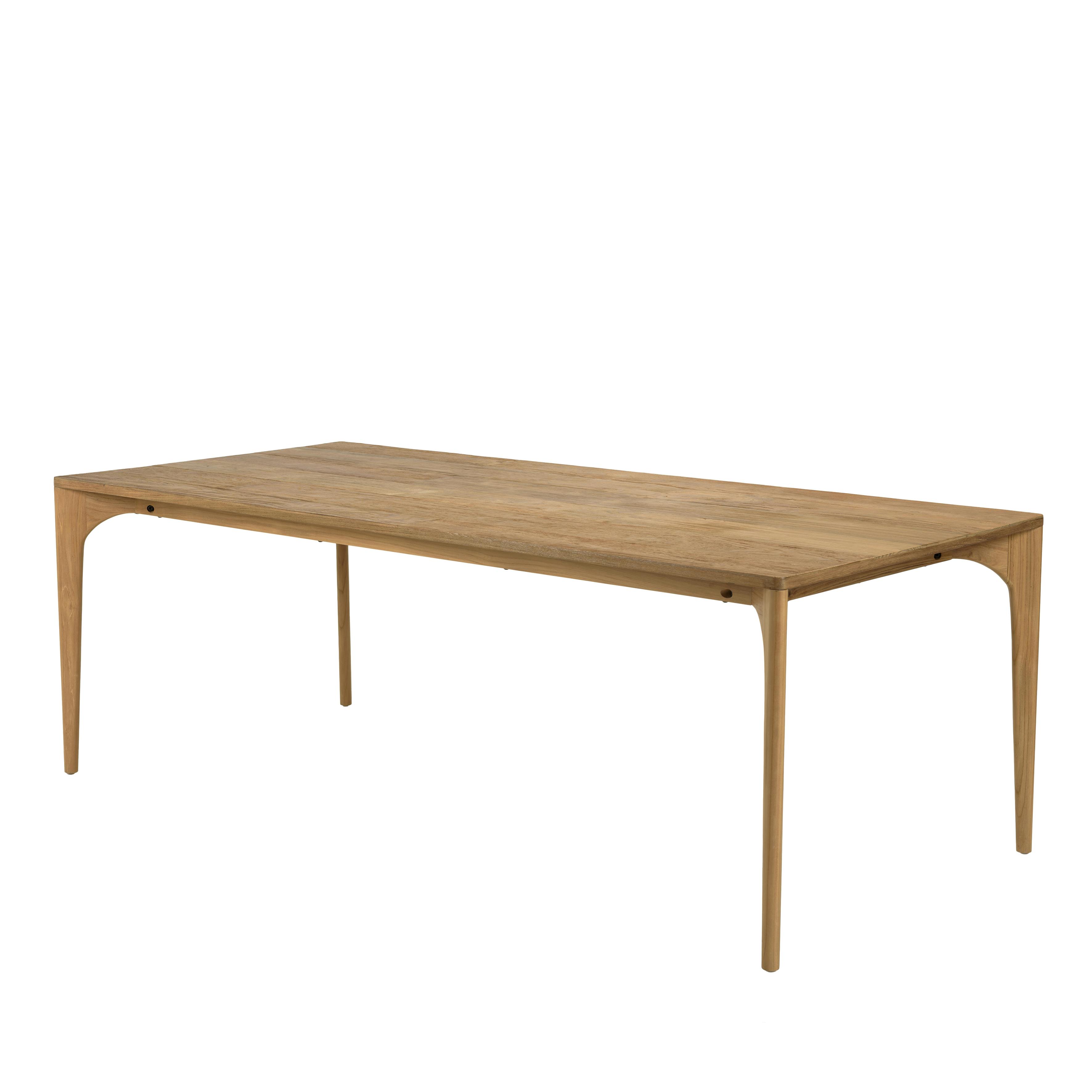 Table à manger contemporaine teck 220 cm PANAMA | Tables à manger ...