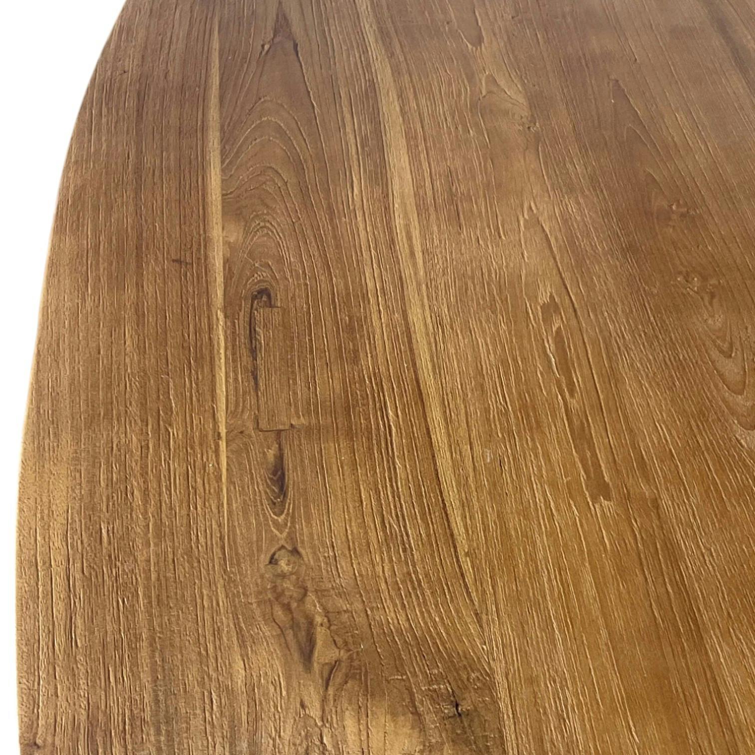 Table à manger ovale en bois de teck recyclé 190 cm ONTARIO | Tables à ...